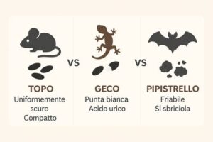 Guida per Identificare Escrementi di Topo, Geco e Altri Animali